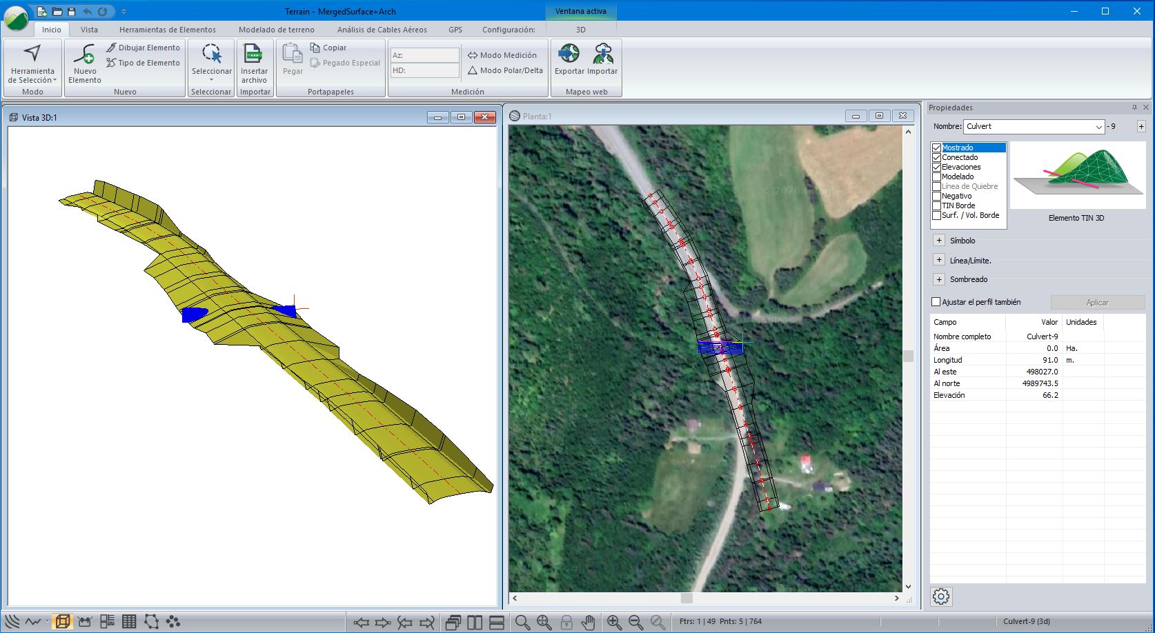 Mapeo 3D y diseño de sitio